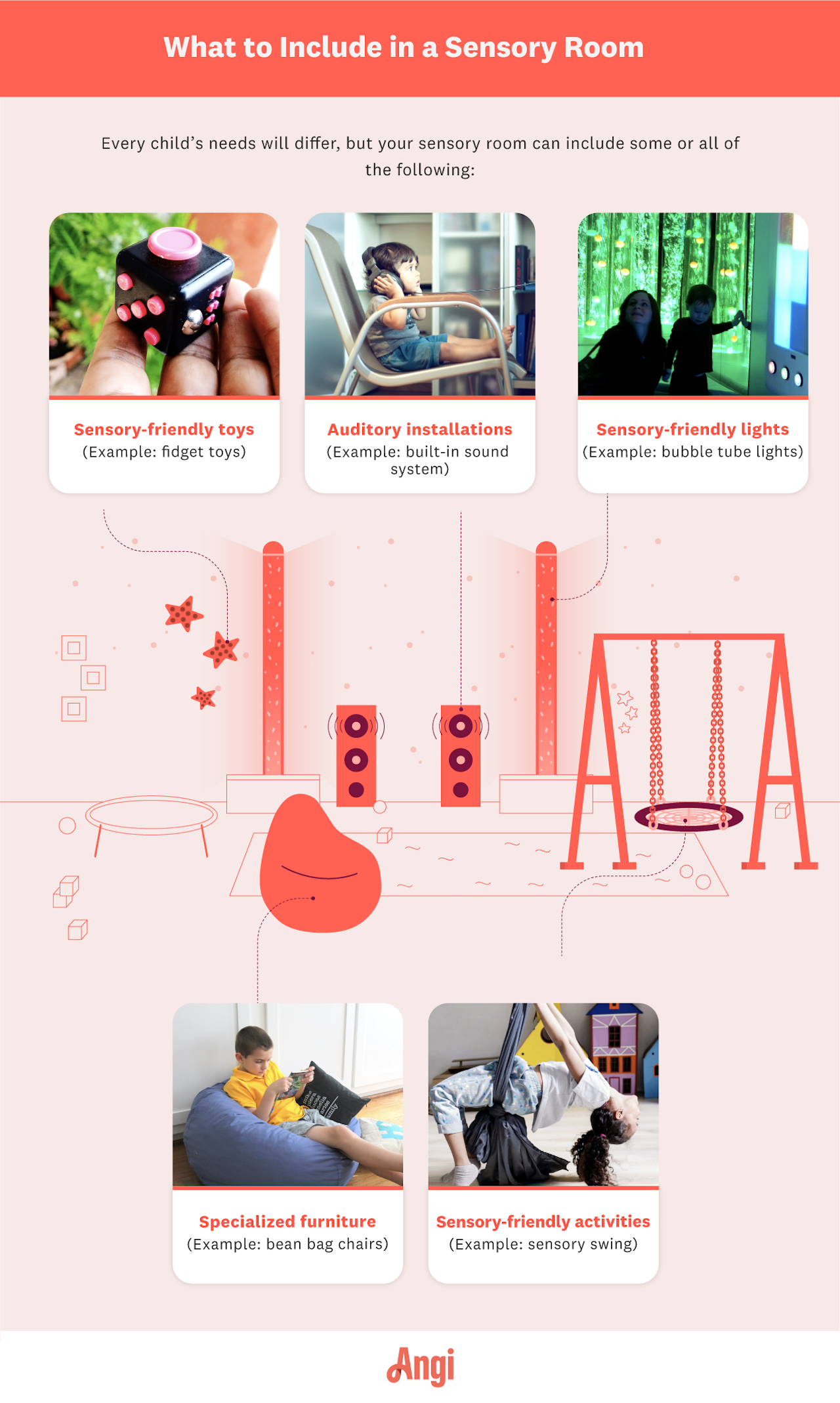 How to Create the Perfect Sensory Room for Your Child | Angi