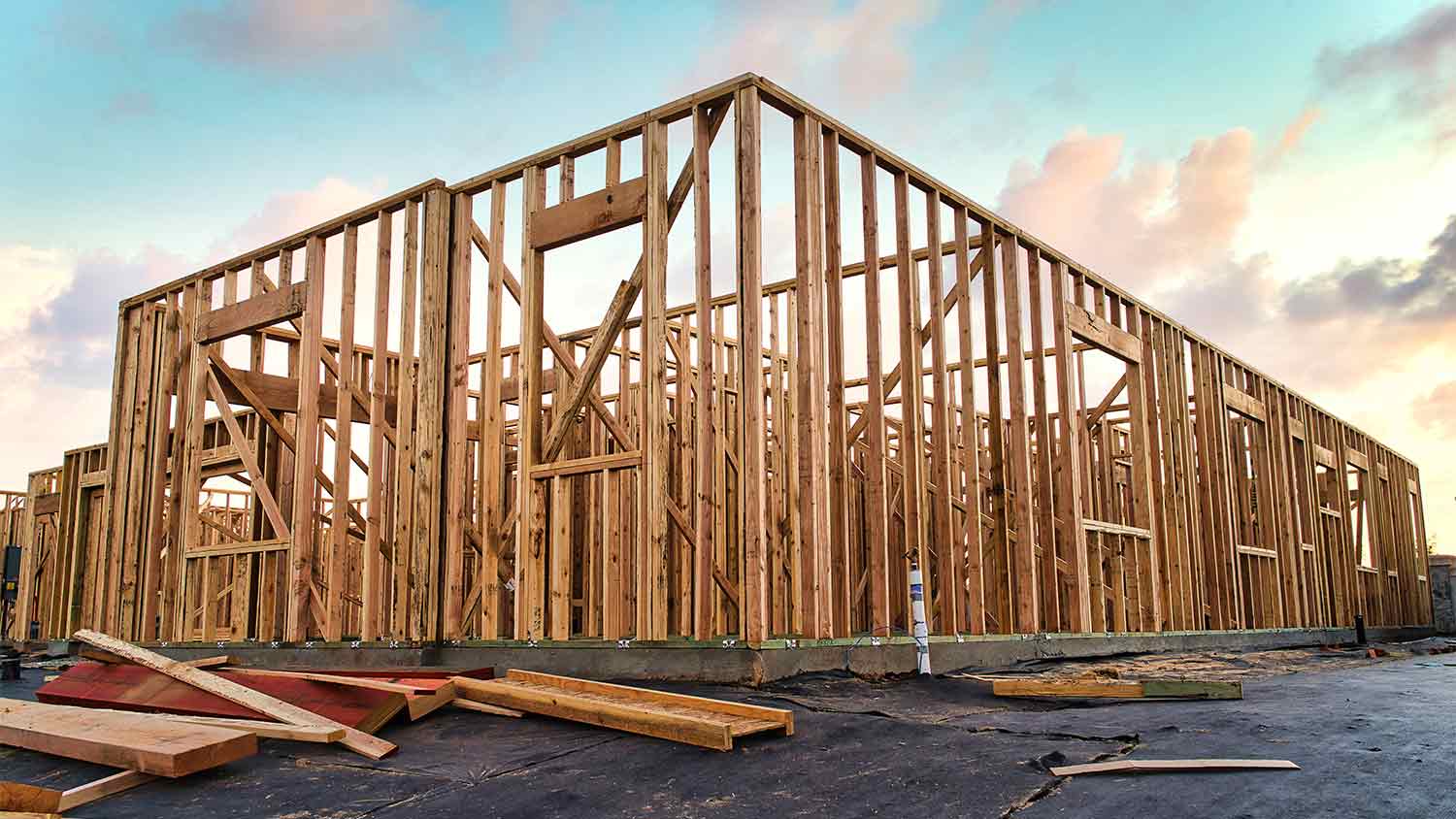 Two Story Framing Detail