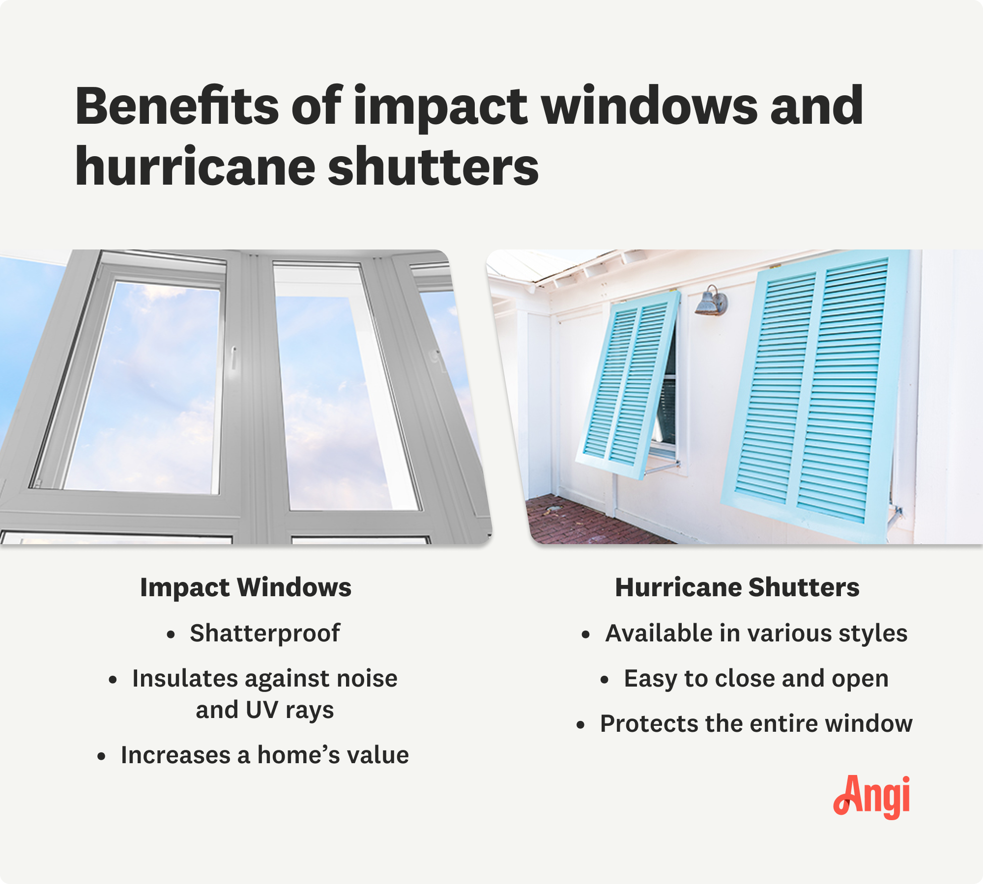 Impact Windows vs. Hurricane Shutters