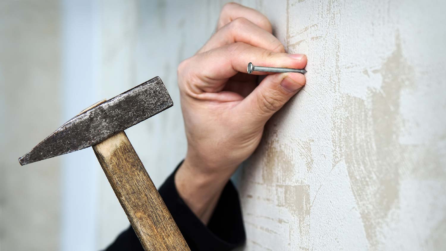 Nail into drywall store